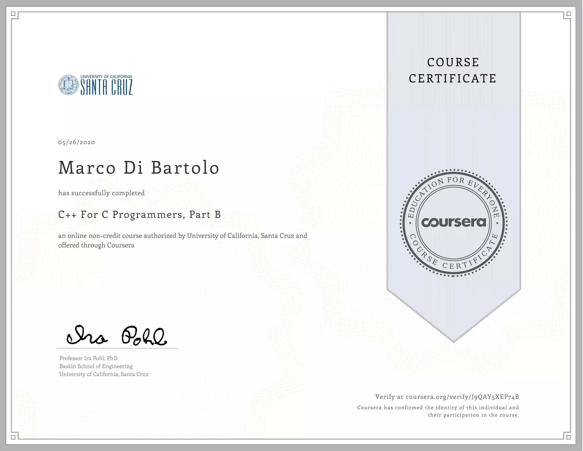 Di bartolo marco c++ for c programmers part b | PPT