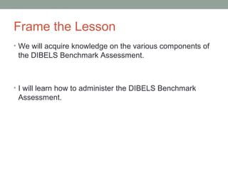 Dibels Next Benchmark Chart