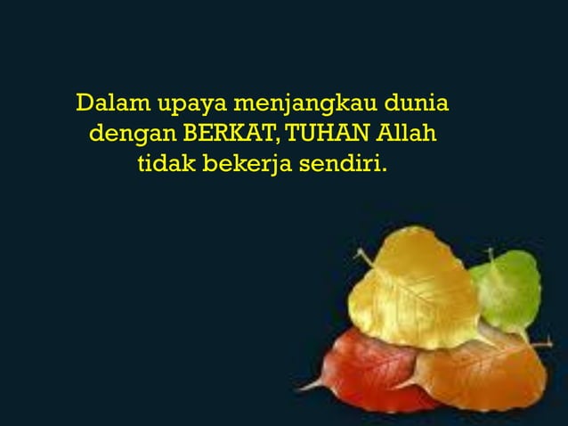 DIBERKATI UNTUK MENJADI BERKAT | PDF