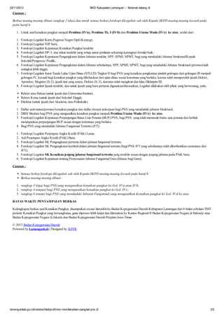 Di bkd kabupaten lamongan - selamat datang | PDF