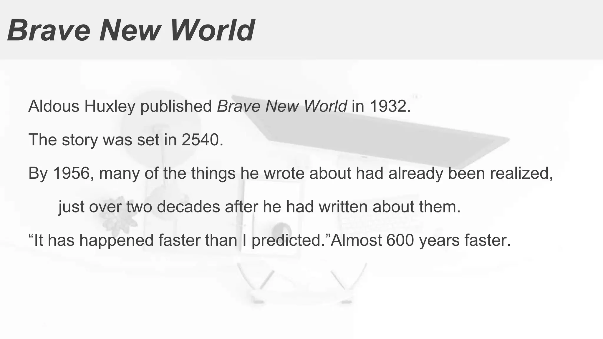 Brave New World | PPT | Free Download