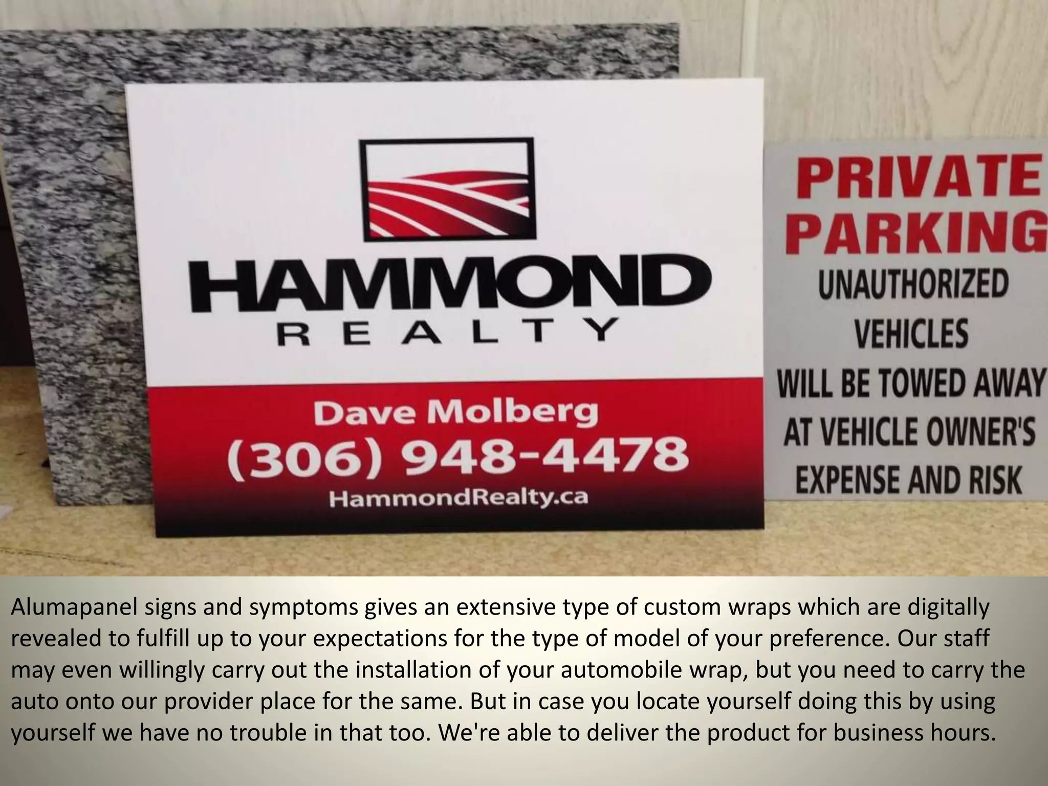 Dibond signs, laser engraving canada | PPT