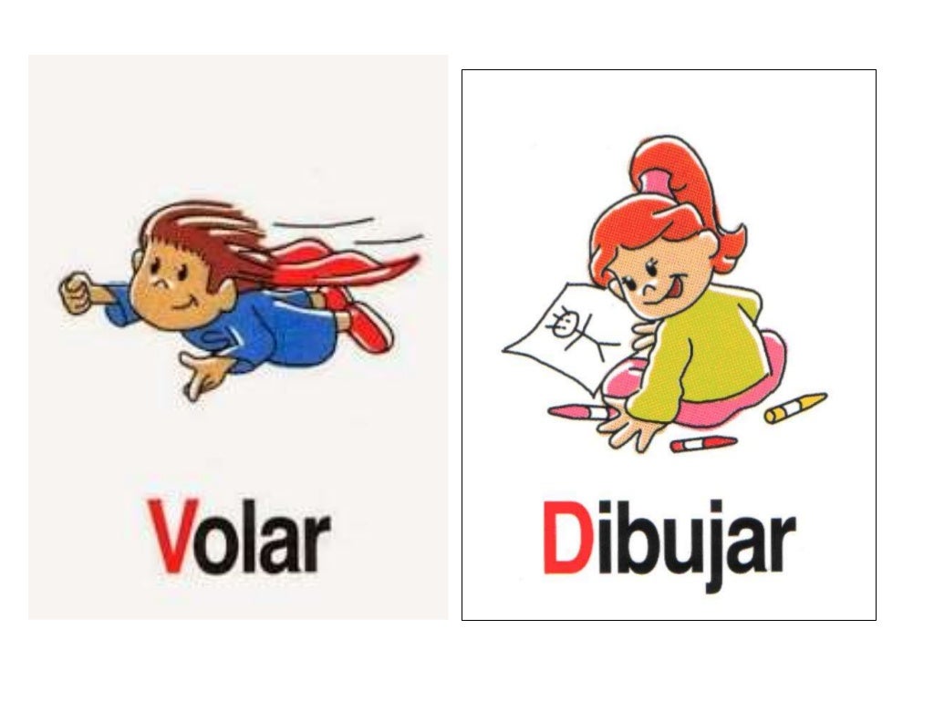 Dibujos verbos