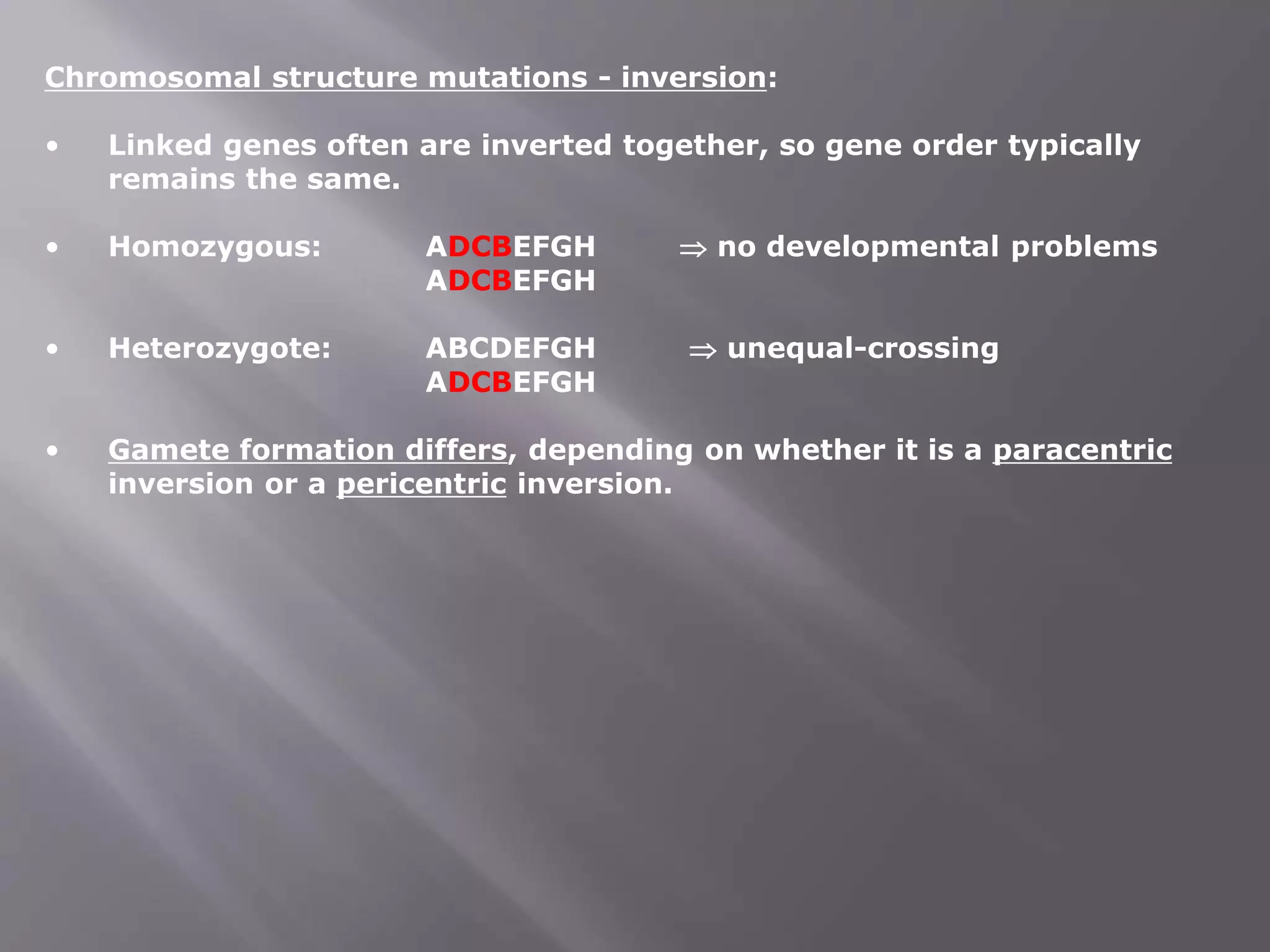 structural chromosomal abberations and mutation | PPTX