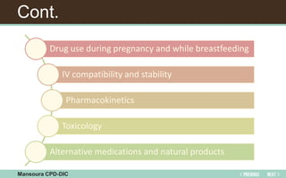 Drug information center (DIC) | PPTX
