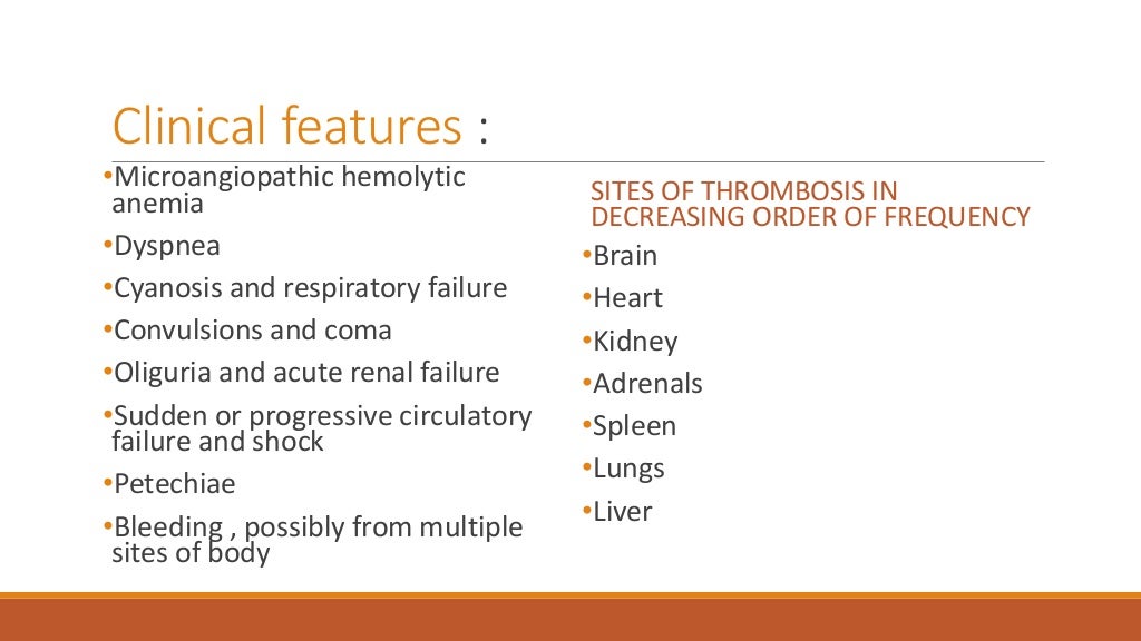 disseminated intravascular coagulation