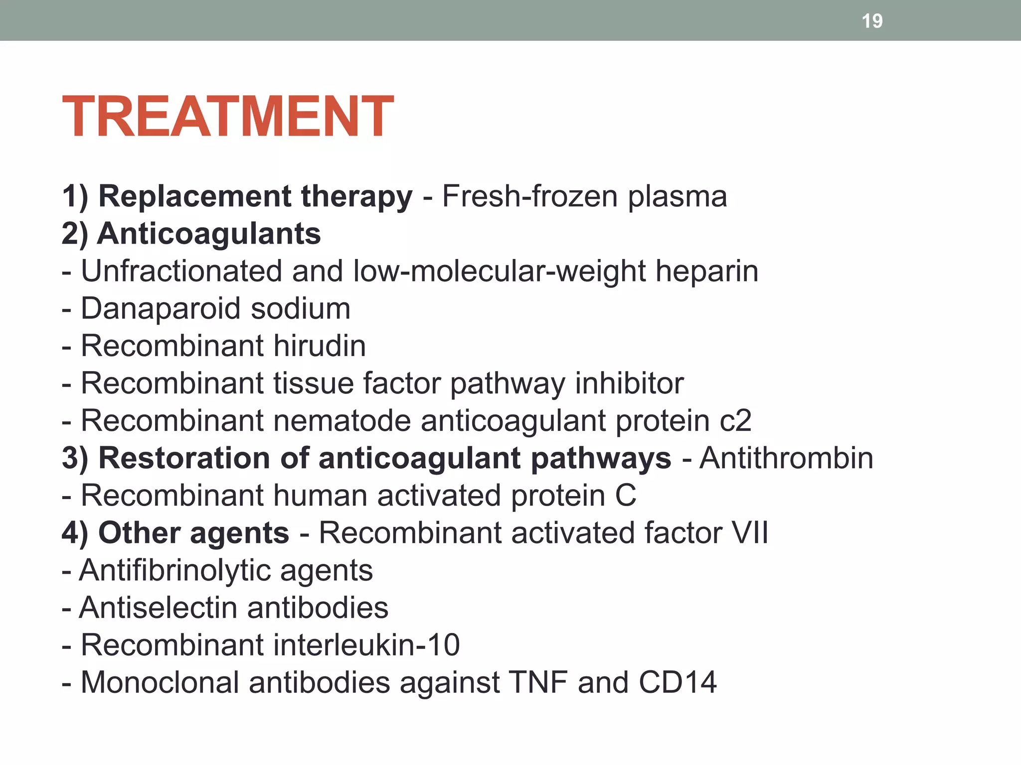Disseminated Intravascular Coagulation | PPTX