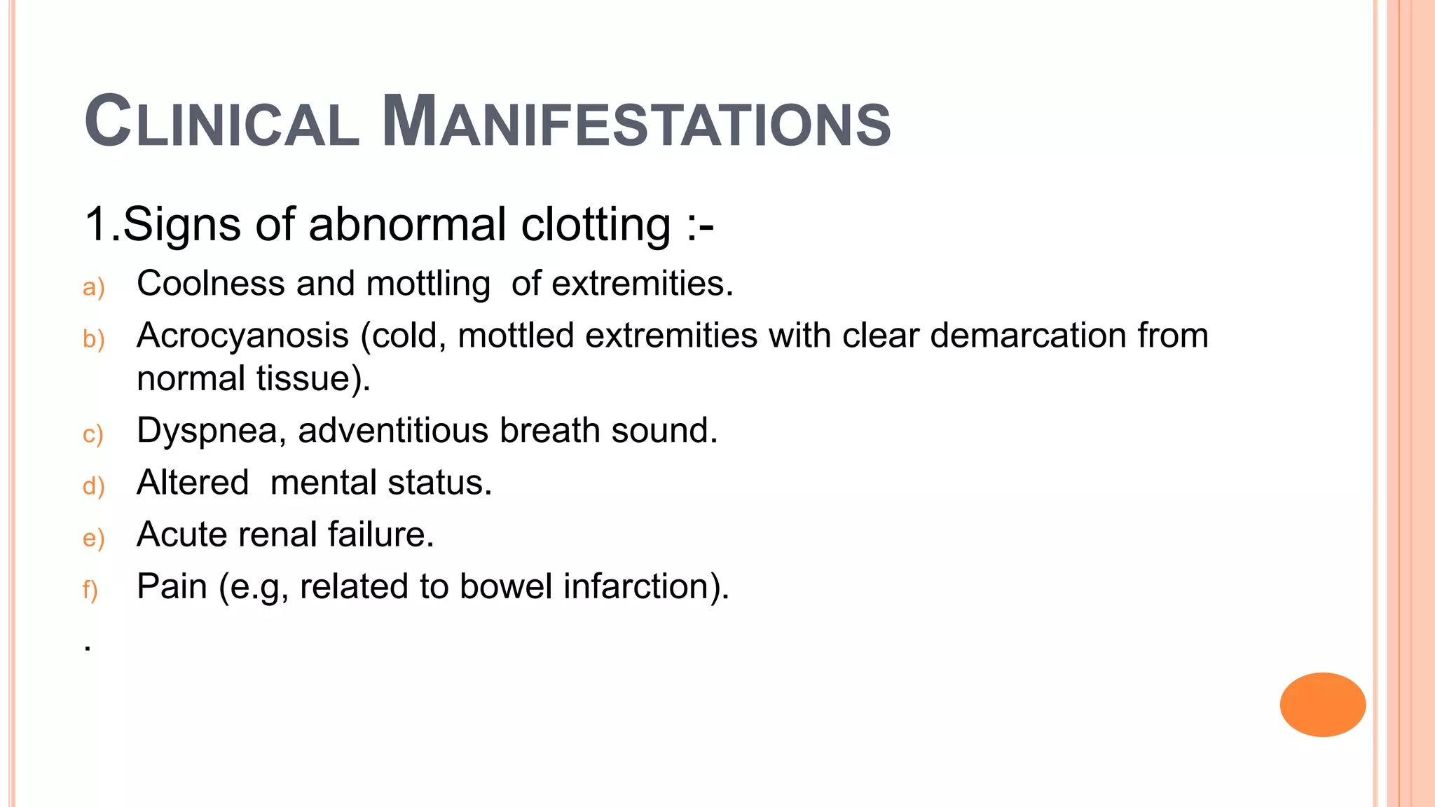 Dic- disseminated intravascular coagulation | PPTX