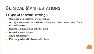 Dic- disseminated intravascular coagulation | PPTX