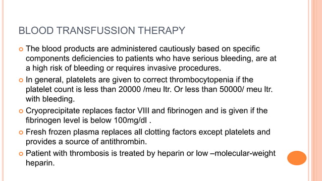 Dic- disseminated intravascular coagulation | PPTX | Blood Disorders ...