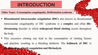 Disseminated Intravascular Coagulation: A Comprehensive Guide for Nursing Students" | PPTX