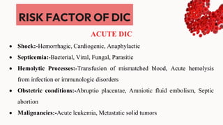 Disseminated Intravascular Coagulation: A Comprehensive Guide for ...