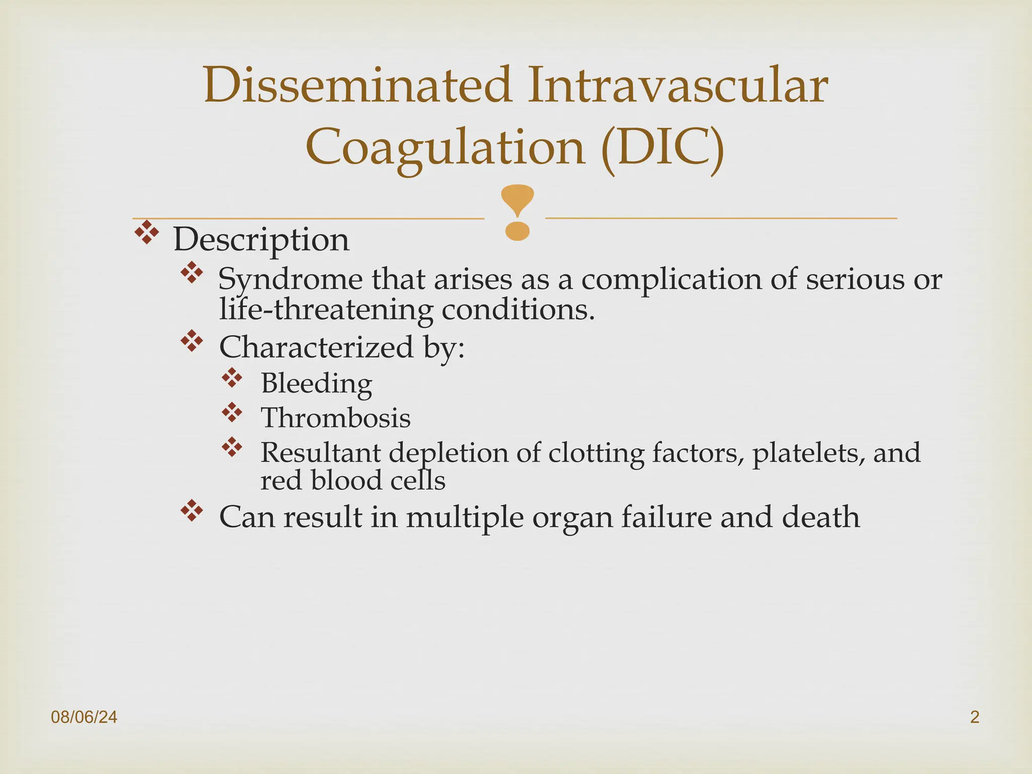 Disseminated intravascular coagulation.ppt