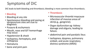 Comprehensive Overview of Disseminated Intravascular Coagulopathy (DIC ...