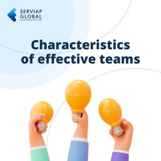 Characteristics of effective teams | PDF
