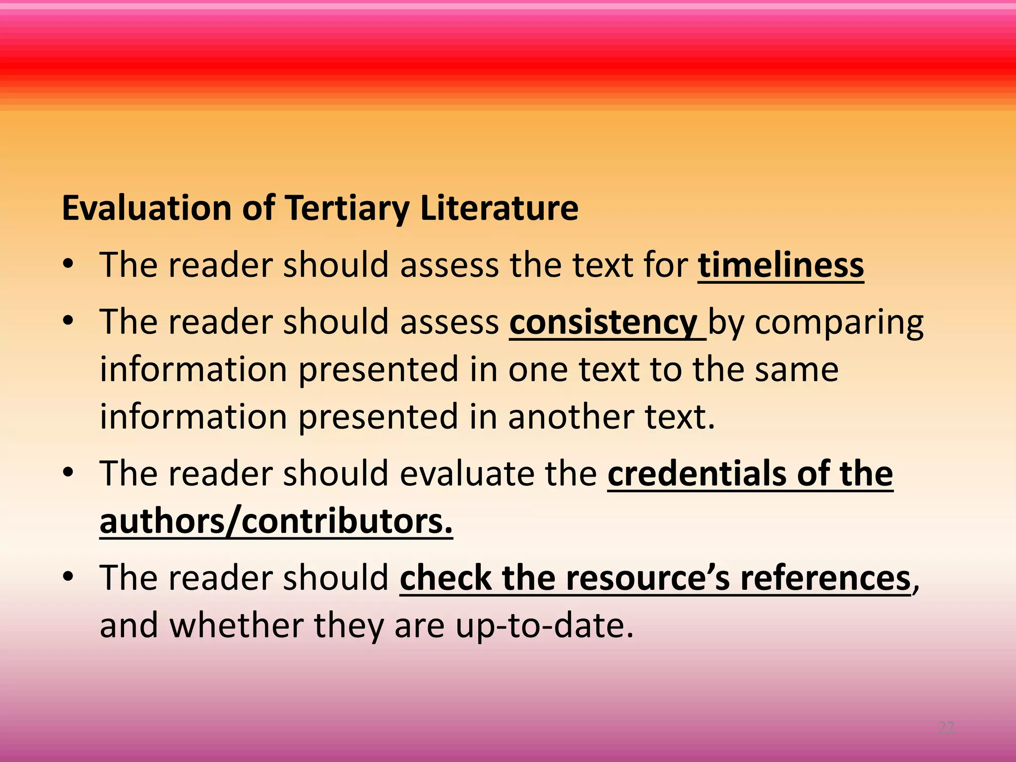 LITERATURE EVALUATION.pptx