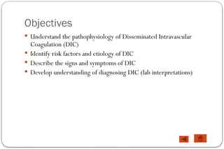 DIC and VIT-K in coagulation diorders.pptx