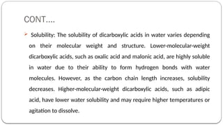 The chemistry of Dicarboxylic Acids.pptx
