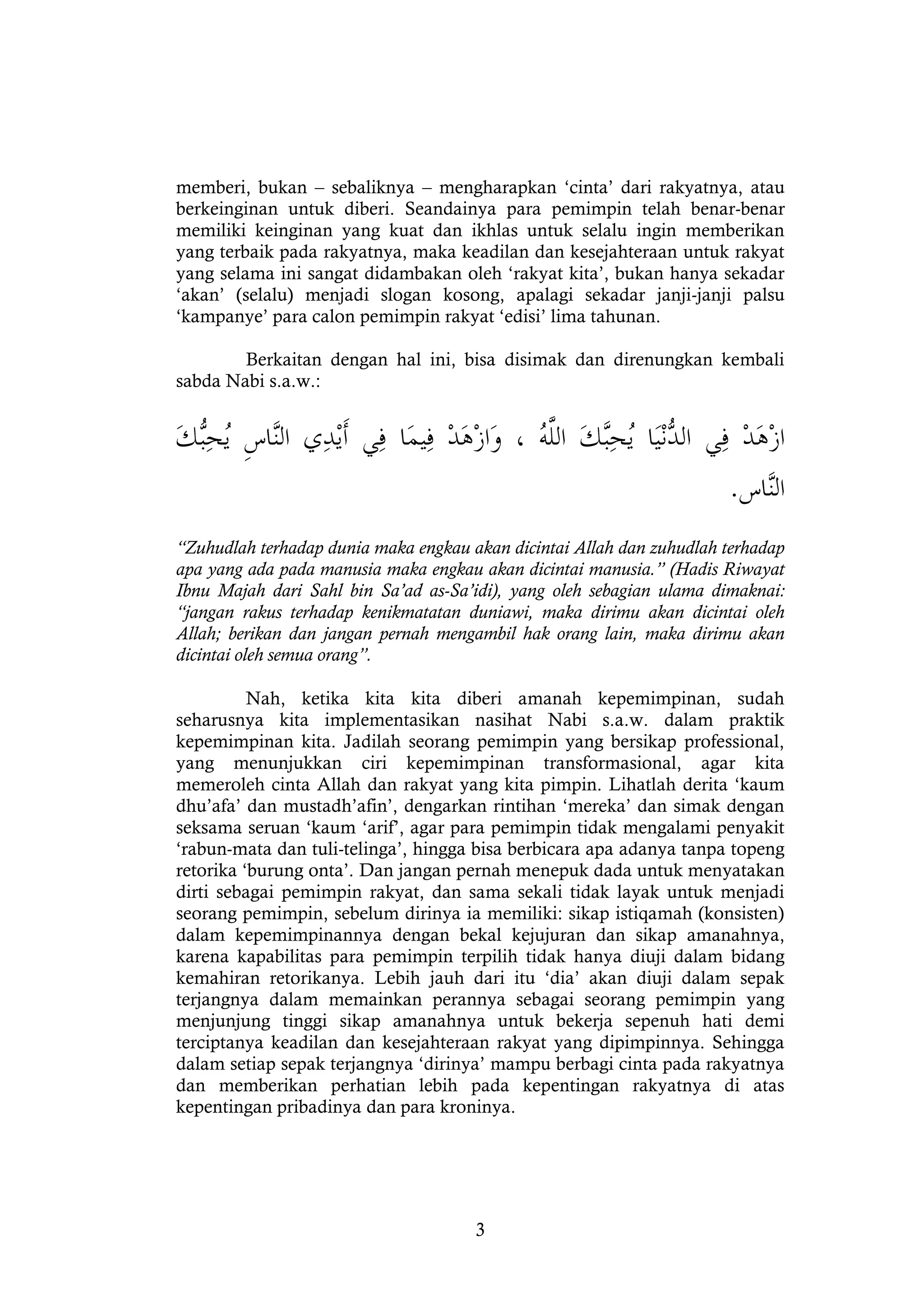 Dicari, pemimpin yang bisa dipercaya 01 | PDF