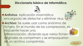 Diccionario Informatico | PPTX