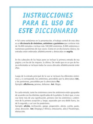 Diccionario de-sinonimos-antonimos-y-paronimos | PDF