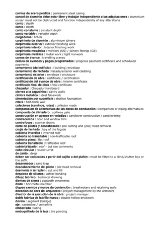 Diccionario espanol ingles de ingenieria civil | PDF