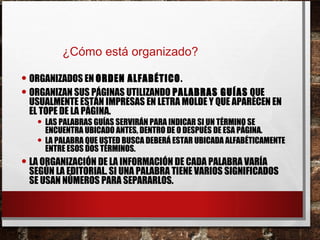 Diccionario bilingue ppt | PPT