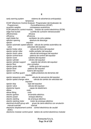 Diccionario caterpillar | PDF
