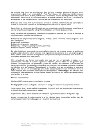 Diccionario de competencias laborales | PDF