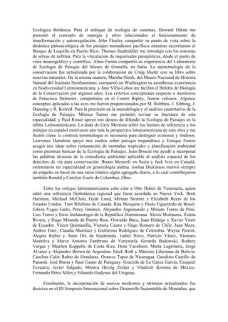 Diccionario de ecología, sarmiento, fausto. | PDF