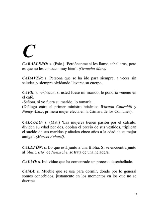 Diccionario de la risa frases que matan de risa | PDF