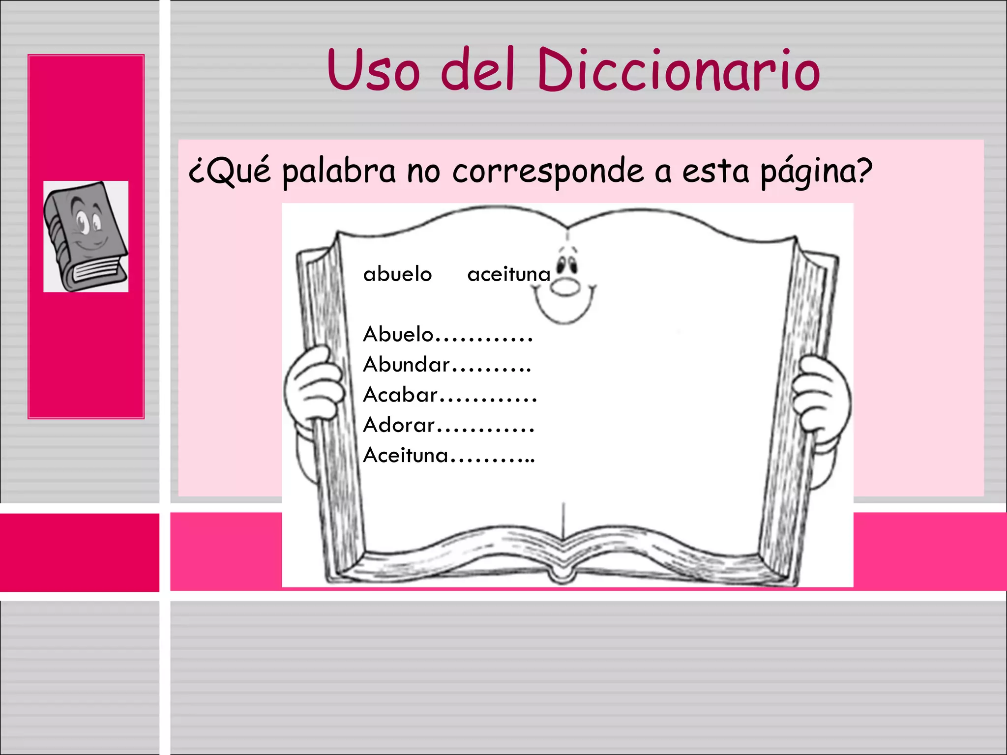 El Uso del Diccionario | PPT