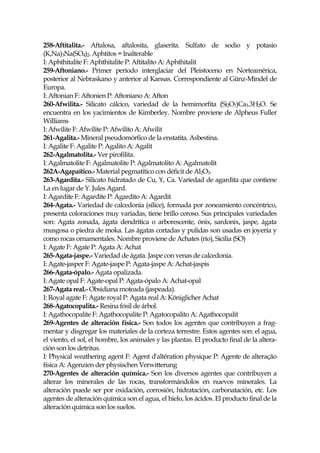 Diccionario geologico | PDF