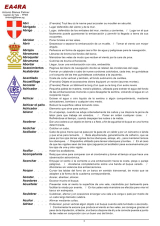 Diccionario nautico | PDF