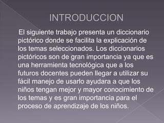 Diccionario pictorico | PPTX