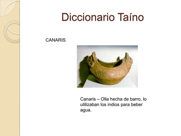 Diccionario taino new | PPTX