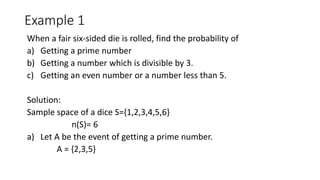 Dice probability | PPTX