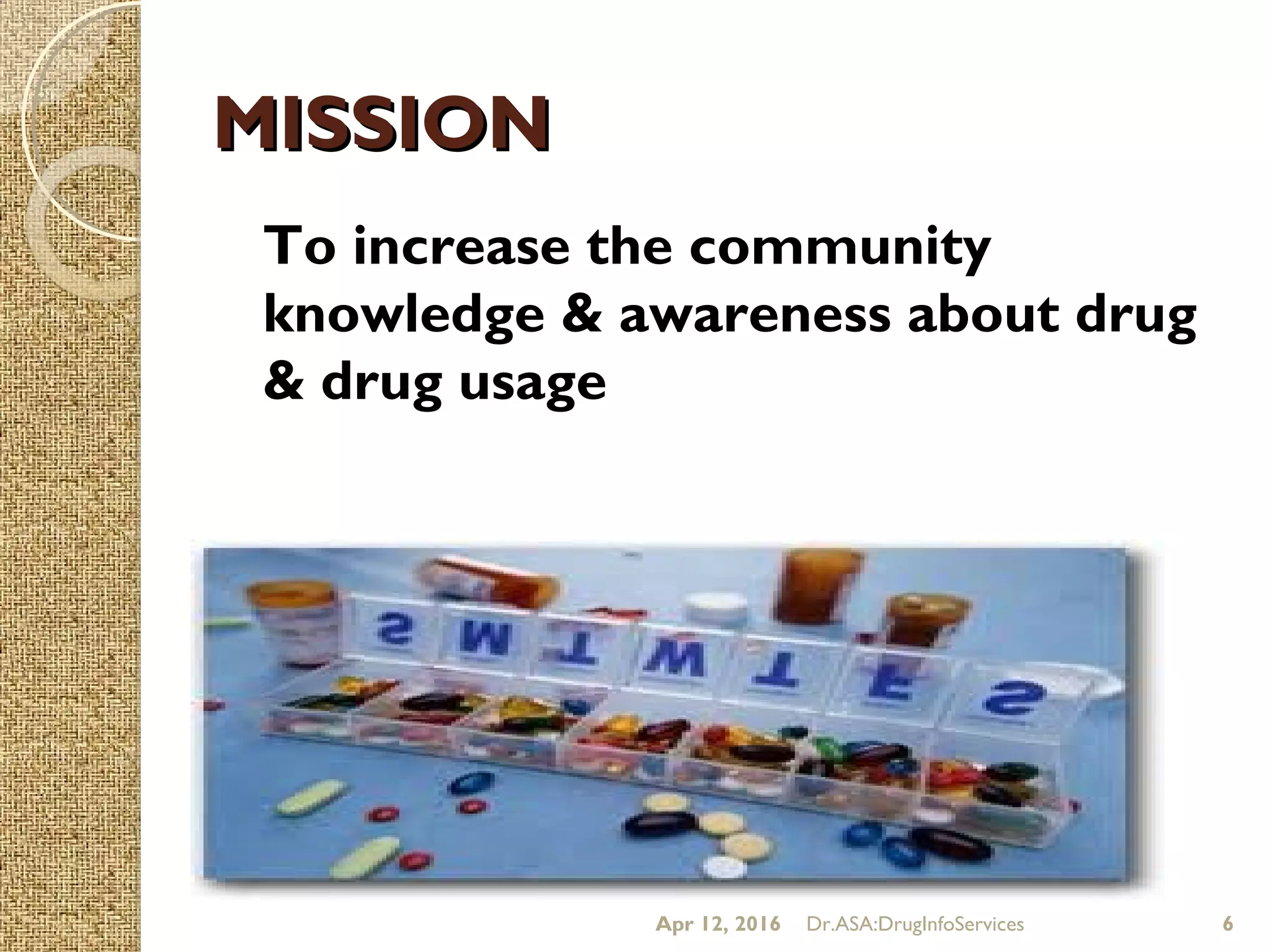 Drug Information Services | PPT