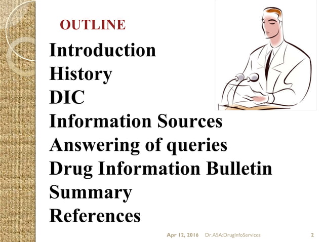 Drug Information Services | PPT
