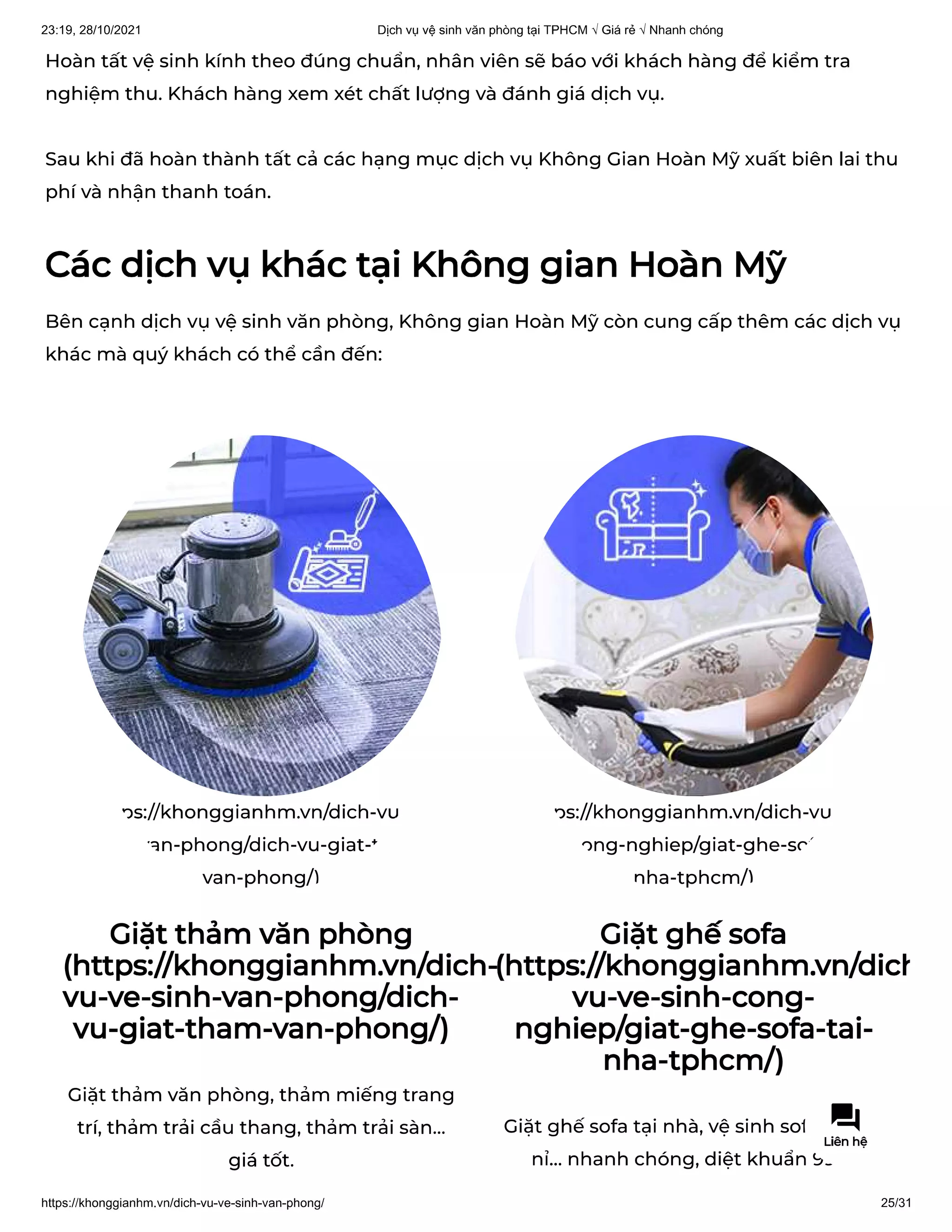 Dich vu don ve sinh van phong tai TPHCM | PDF