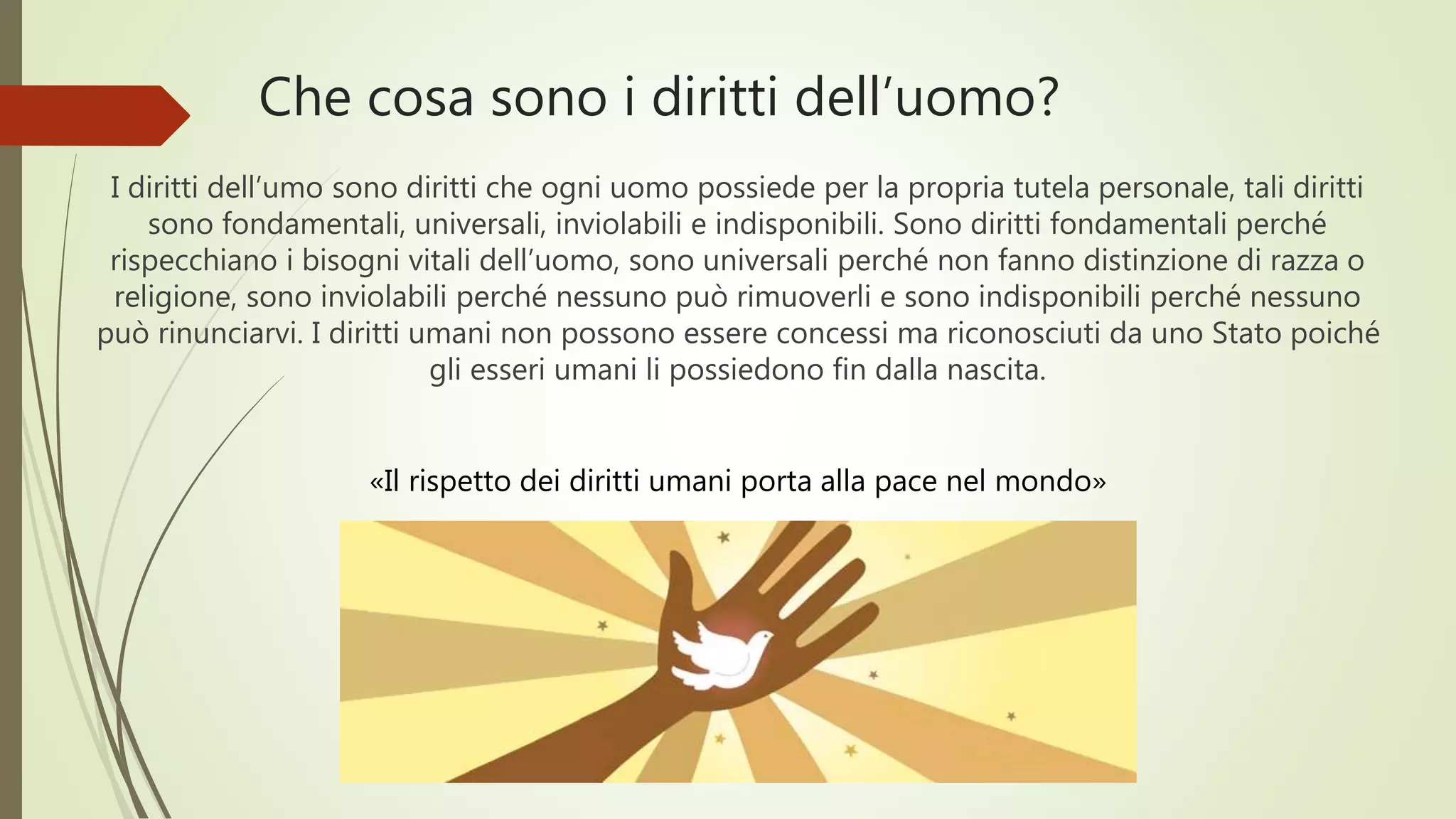Dichiarazione dei diritti umani | PPTX