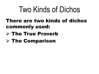 Dichos by americo paredes | PPTX