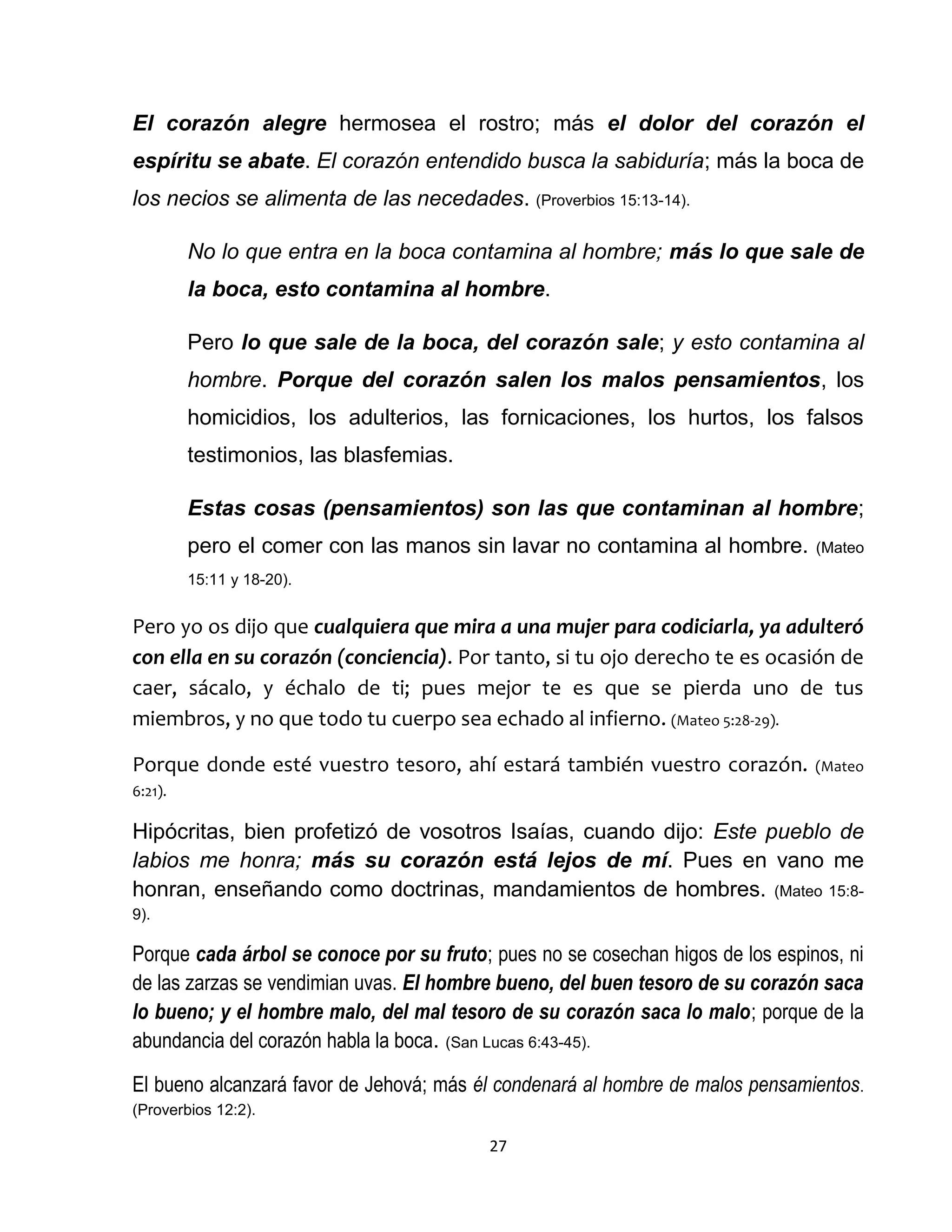El Poder de los Dichos de la Boca y del Pensamiento | PDF
