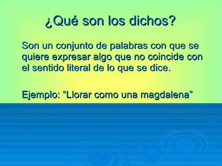 Dichos Y Refranes En Espanol