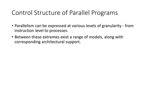 Dichotomy of parallel computing platforms | PPTX