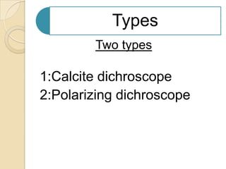 Dichroscope | PPTX