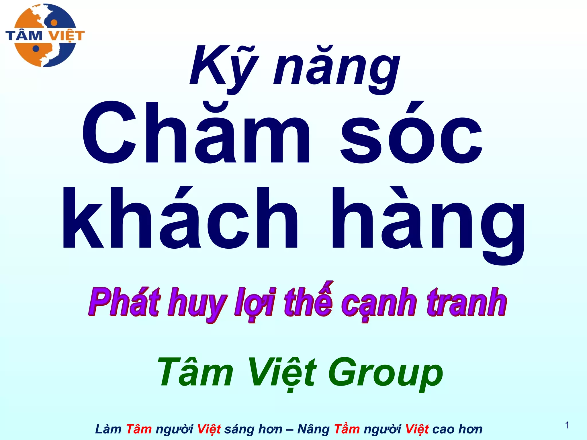 Dich vu khach hang | PPT