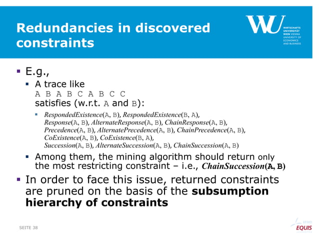 Automated Discovery of Declarative Process Models | PPT