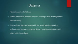 DIC in pregnancy.pptx