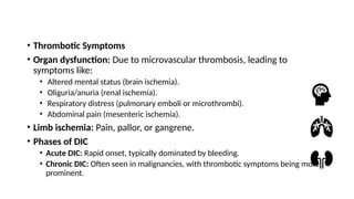 Disseminated intravascular coagulation in pregnancy | PPTX